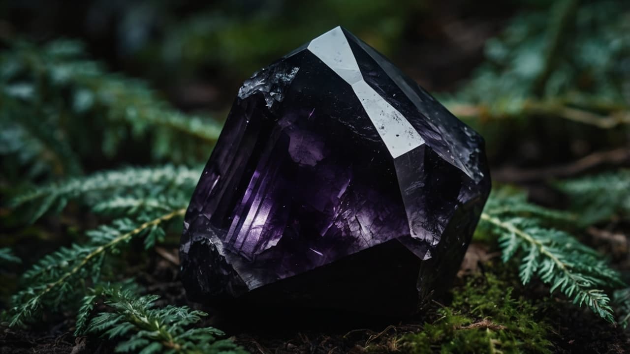 Black Amethyst Crystal: Meaning, Healing Properties, Uses, and Care ...