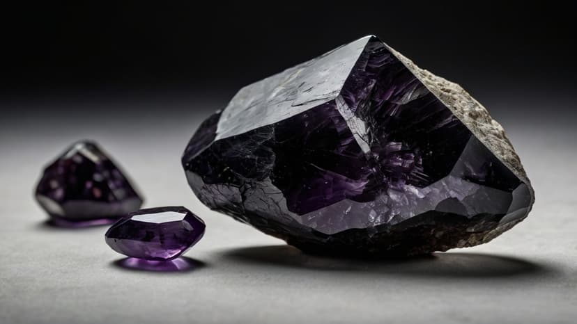 Black Amethyst Crystal: Meaning, Healing Properties, Uses, and Care ...